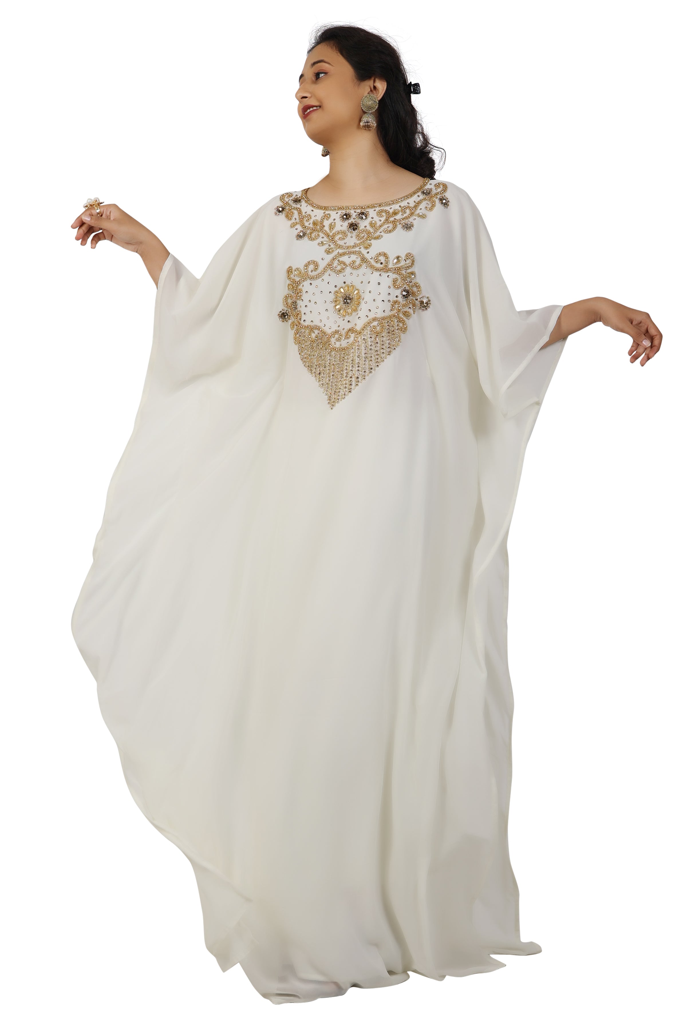 Designer Arabic Farasha Traditional Thobe Thawb – Maxim Creation