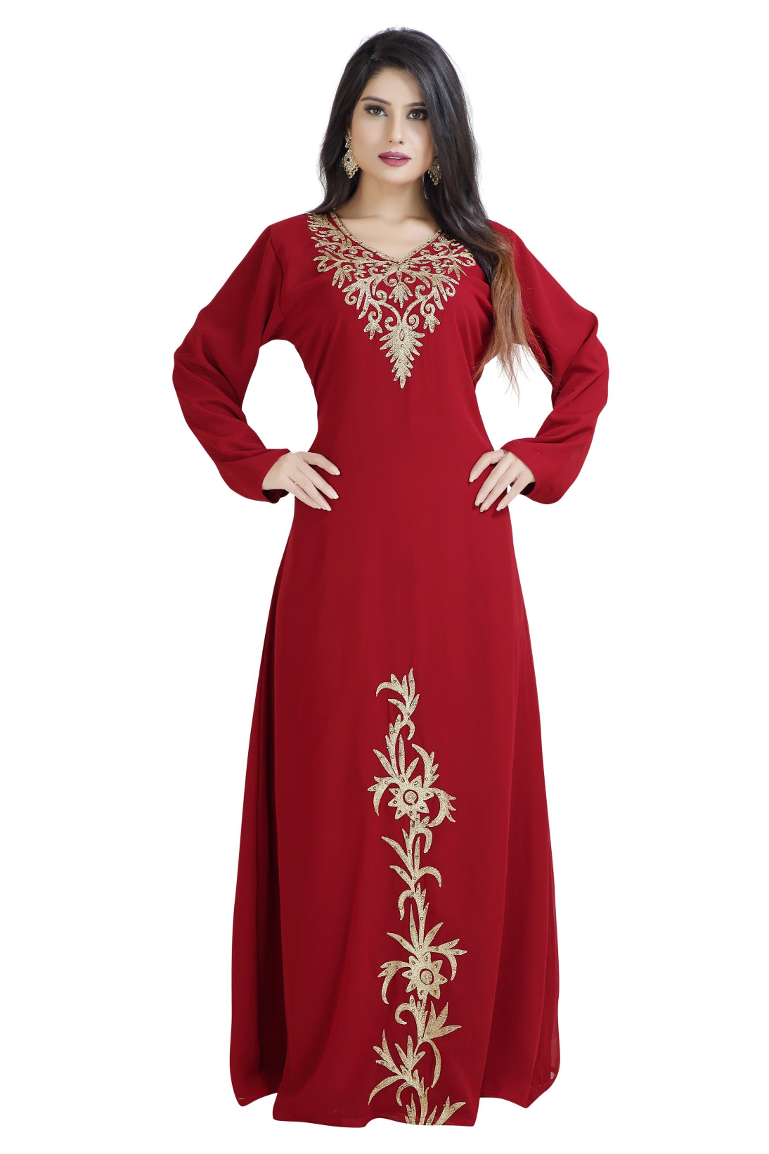 DAILY WEAR EVENING GOWN MAXI ROBE 8067A – Maxim Creation